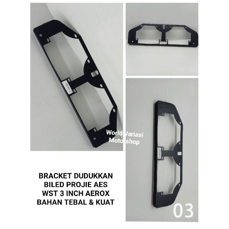 Jual Bracket Projie Biled Dudukkan Bracket Biled AES WST 3 INCH 2.5INCH ...