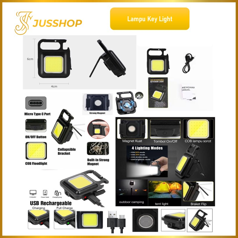 Jual Keychain Light Mini Gantungan Kunci Lampu LED Mini Portable ...