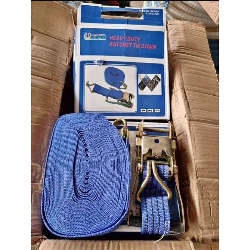 Jual TALI RATCHET CARGO LASHING BELT 2T X 12M USAFE - BIRU Tali Krek 2 ...