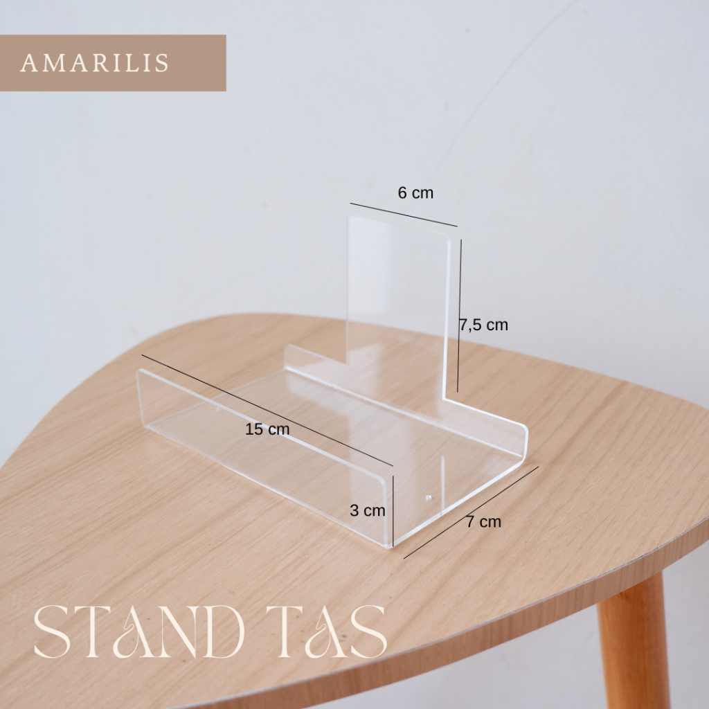 Jual 417. STAND AKRILIK HANTARAN TAS | Shopee Indonesia