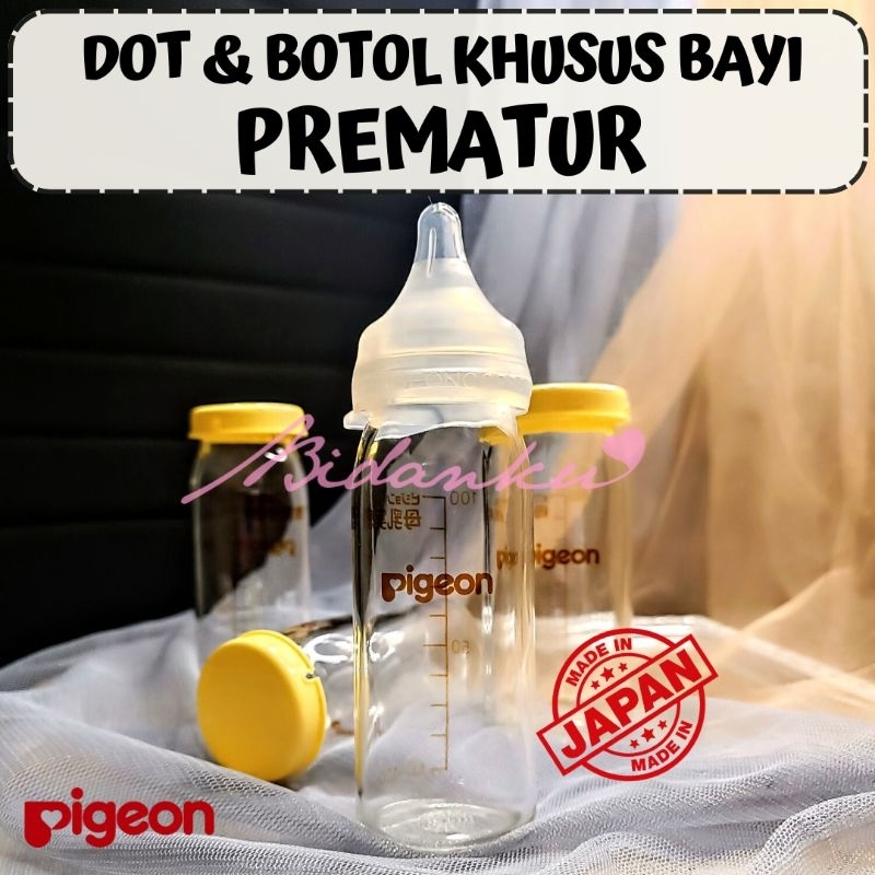 Jual DOT & BOTOL BAYI PREMATUR BBLR REFLEK HISAP LEMAH PIGEON NURSING ...