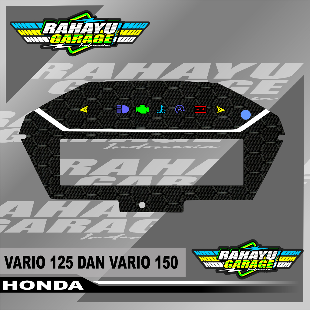 Jual papan speedometer custom vario 2021 panel spido meter vario 2021 ...
