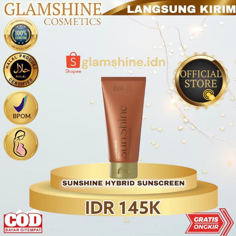 Jual Sunscreen Glamshine spf 50++ sunshine sunscren sunscrin suncrine ...