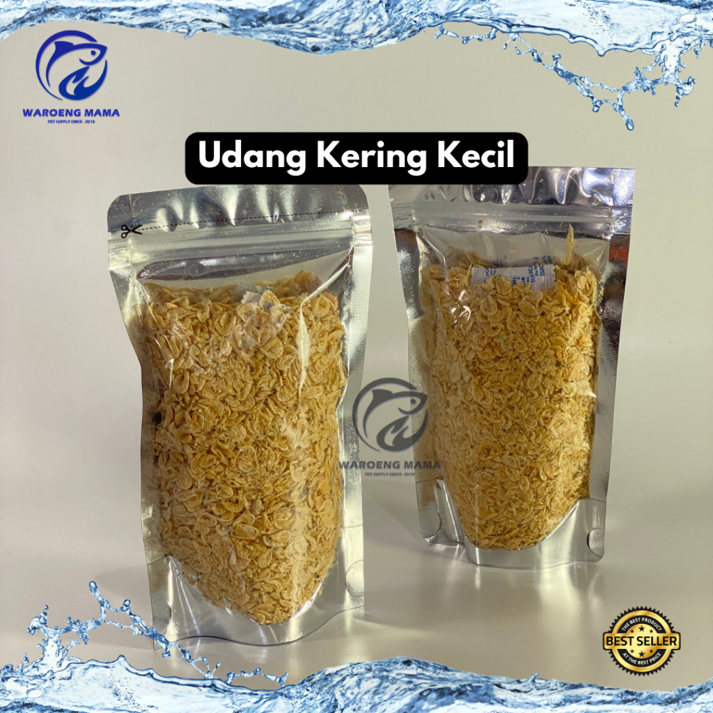 Jual UDANG KERING 100 GRAM pakan kura kura makanan kura kura dan ikan ...