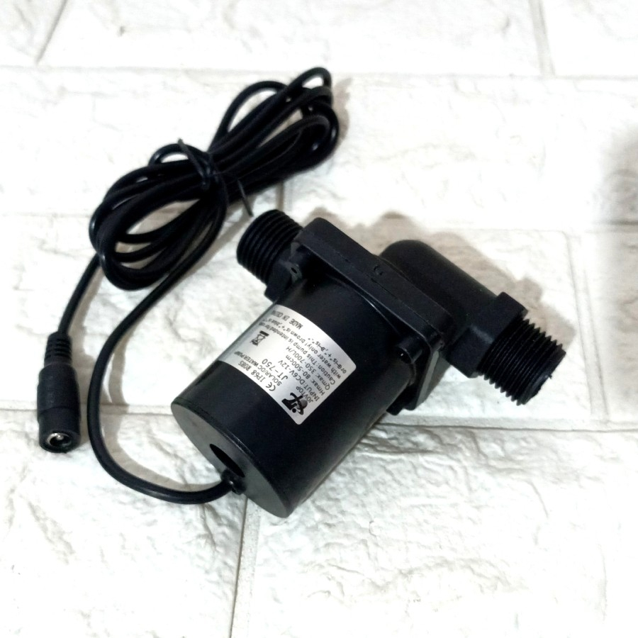 Jual pompa air dc 6v 12v water heater booster pump solar panel pump DC ...
