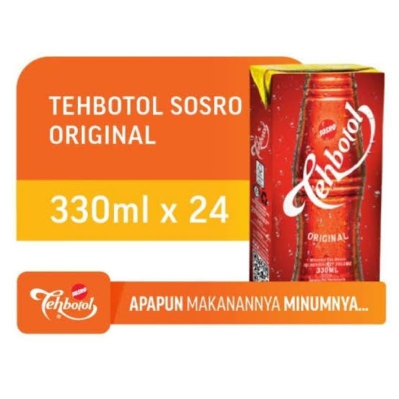 Jual Teh Botol Sosro kotak Original 300 ml 1 DUS isi 24 pcs | Shopee ...