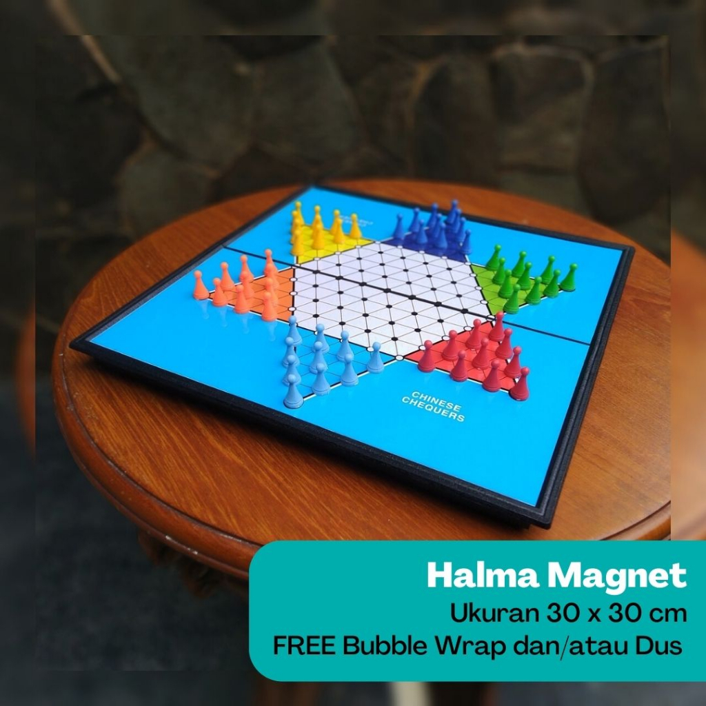 Jual Stern-Halma Magnet 30x30 cm Papan Lipat - Chinese Checkers O05 ...
