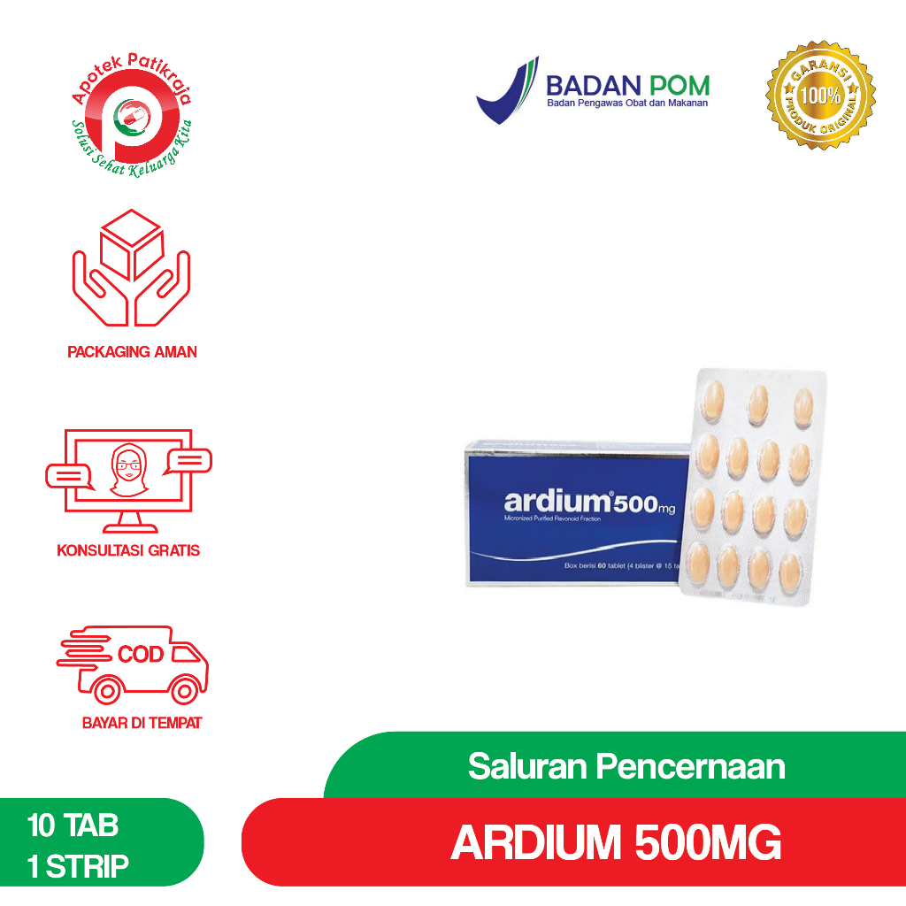 Jual ARDIUM 500MG 1 STRIP | Shopee Indonesia