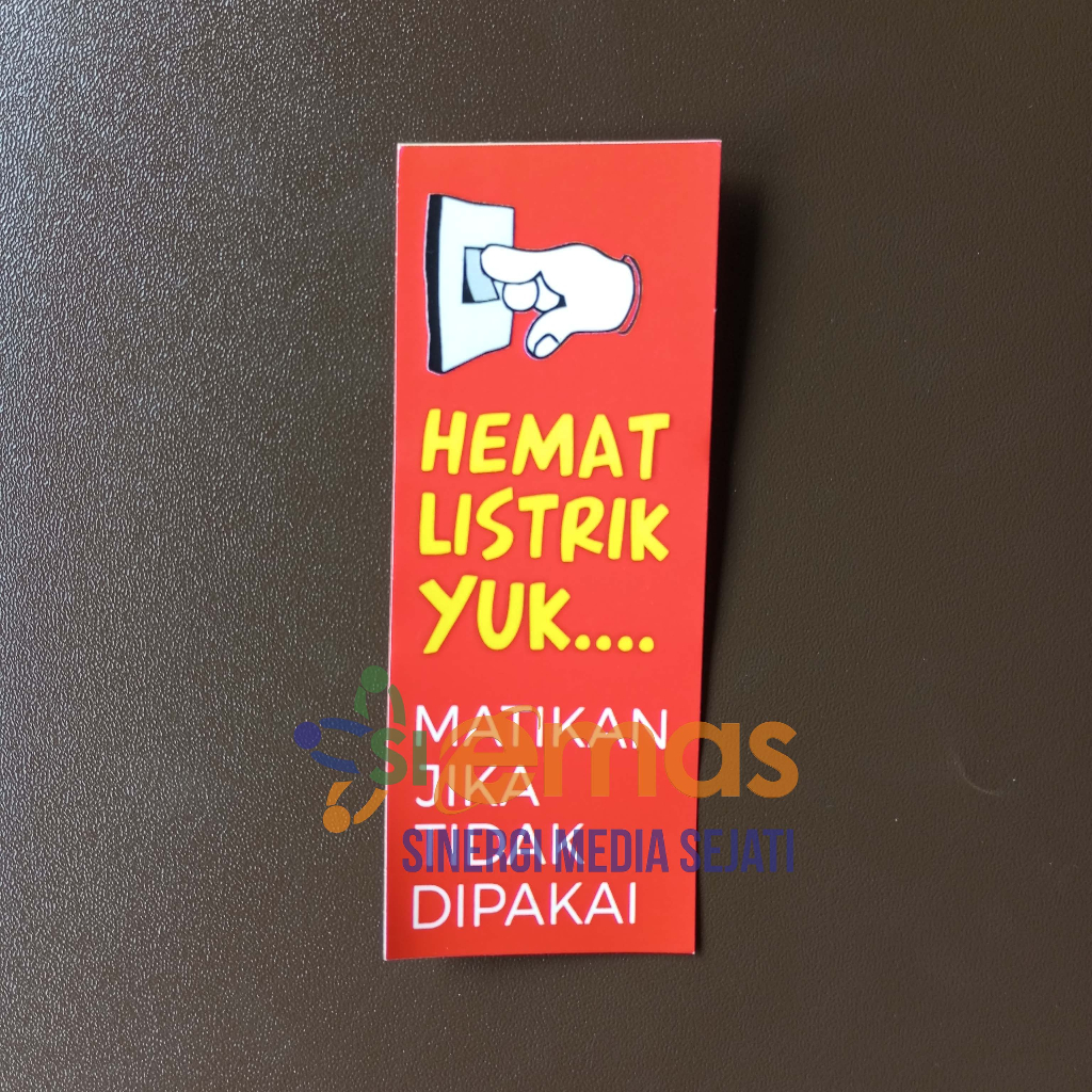 Jual Stiker Hemat Listrik | Sticker Matikan Listrik | Stiker Matikan ...