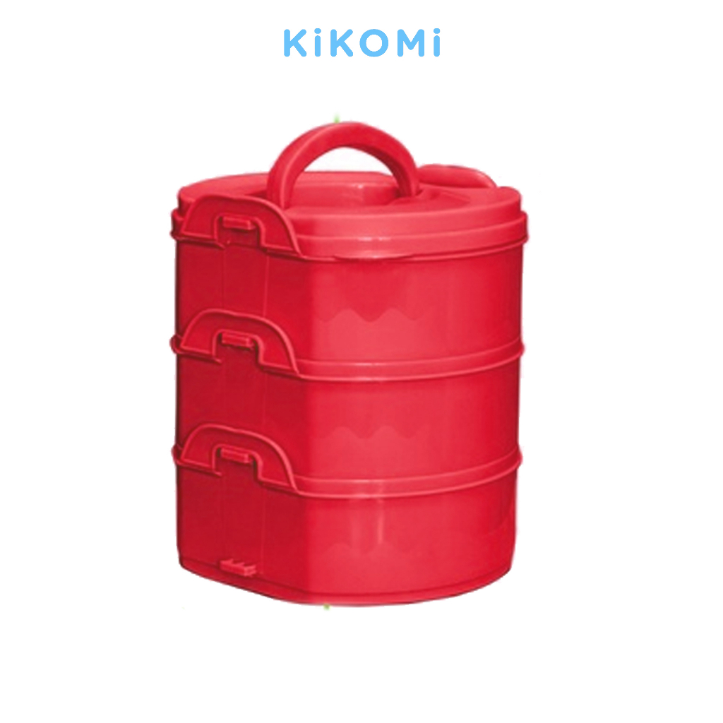 Jual RANTANG SUSUN PLASTIK KIMPLAST - Tempat Makanan Bekal Tebal ...