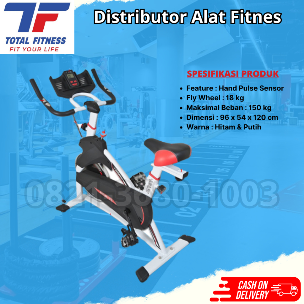 Jual Spinning Bike TL 930 Sepeda Statis Total Fitness | Shopee Indonesia