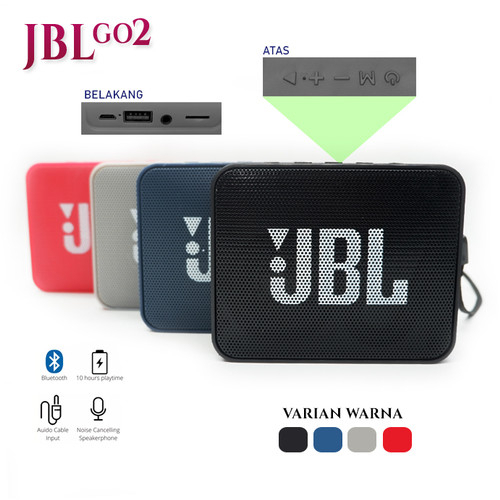 Jual Speaker JBL GO 2 Wireless Super Bass Mini Bluetooth Speker Spiker Musik Lagu Music | Shopee ...