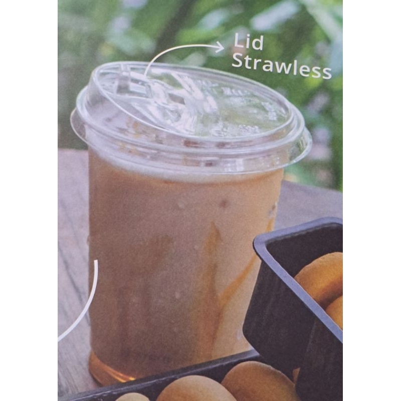 Jual #ECR2# Lid / Tutup Strawless starindo, dijual 50pcs/pak, untuk cup ...