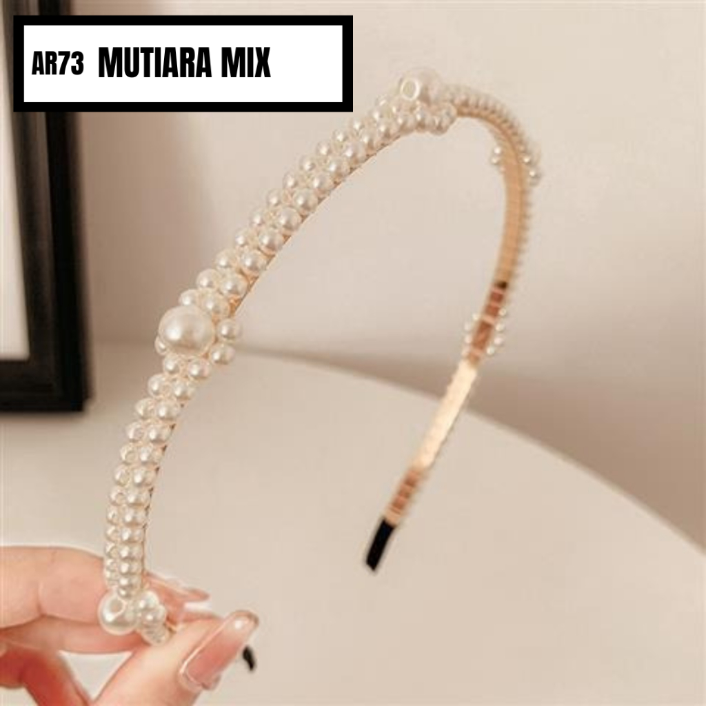 Jual Bando Korea Aksesoris Rambut Wanita Bando Mutiara MCO AR73 ...
