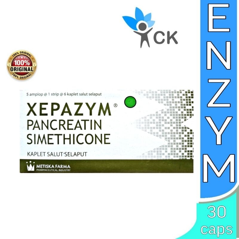 Jual XEPAZYM BOX ISI 30 enzym pencernaan | Shopee Indonesia