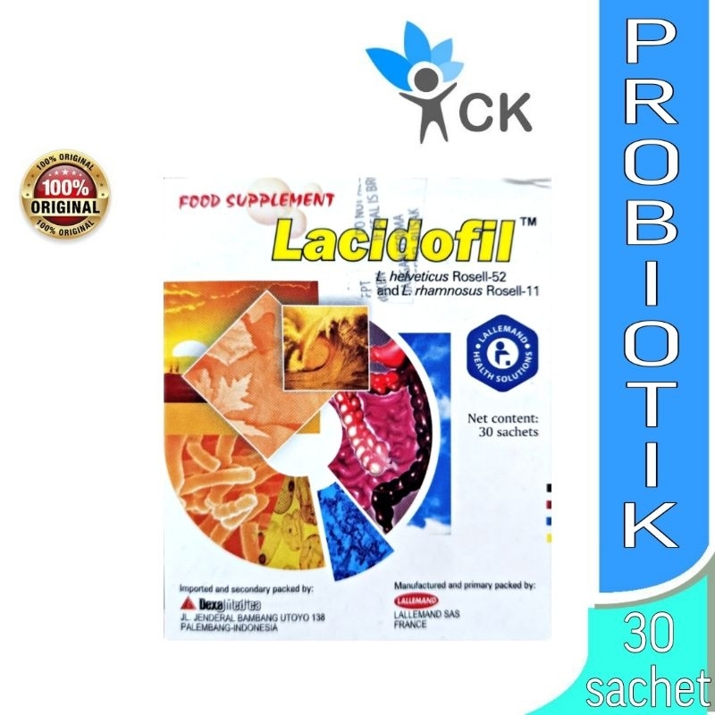 Jual LACIDOFIL SACHET BOX ISI 30 probiotik untuk daya tahan tubuh ...
