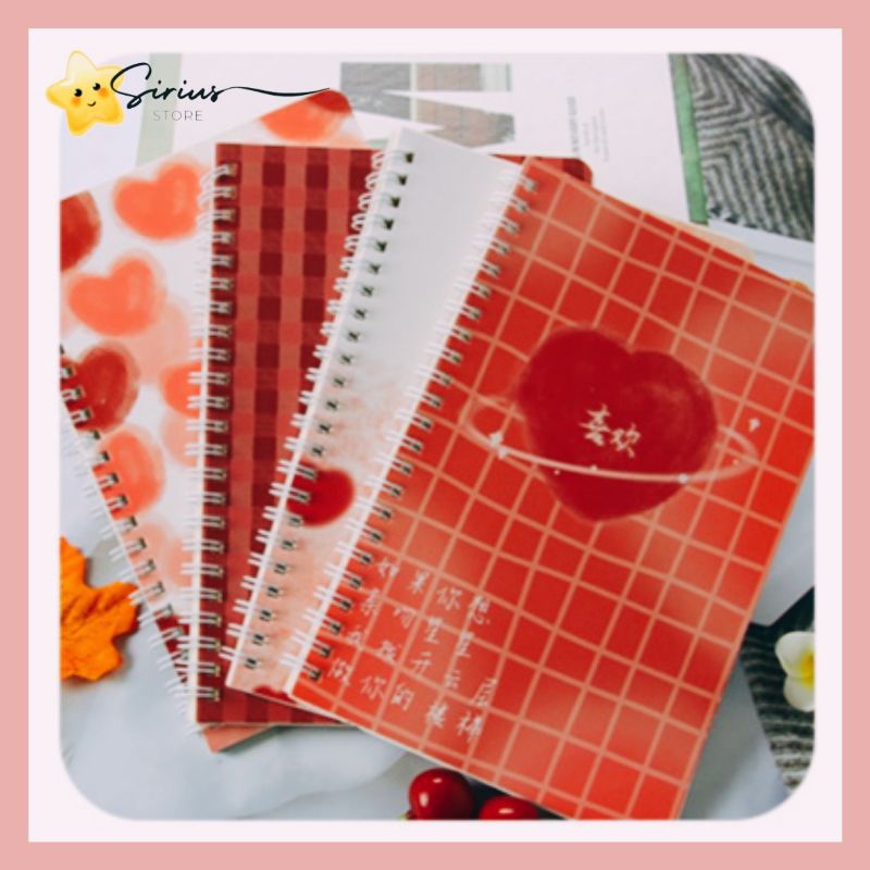 Jual 60 Lembar Buku Tulis A5 Spiral Notebook Aesthetic Estetik Journal ...