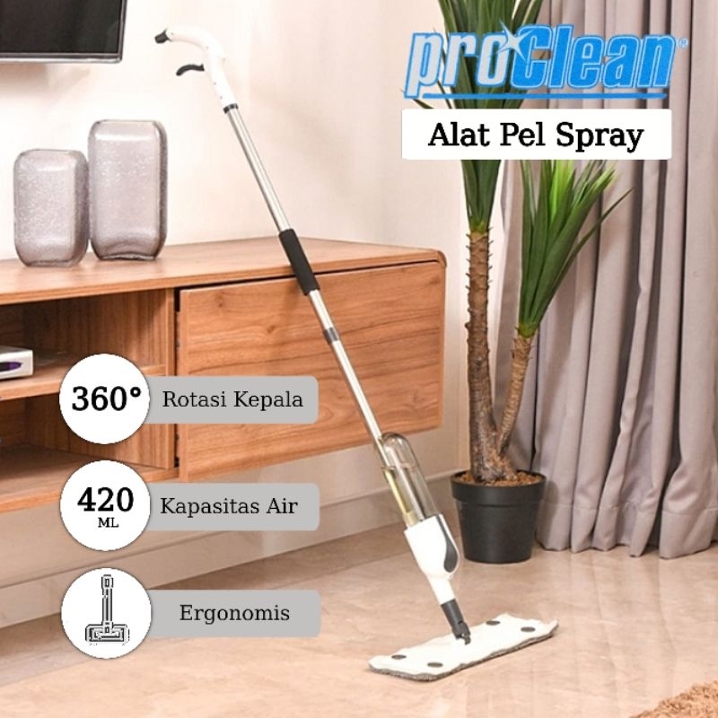 Jual PROCLEAN ALAT PEL LANTAI SPRAY 420 ML | Shopee Indonesia