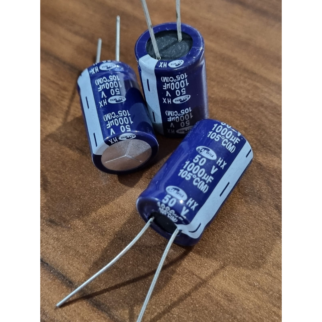 Jual Kapasitor Capacitor ELCO 1000uf 50v / 1000 uf 50 v / 1000uf/50v ...