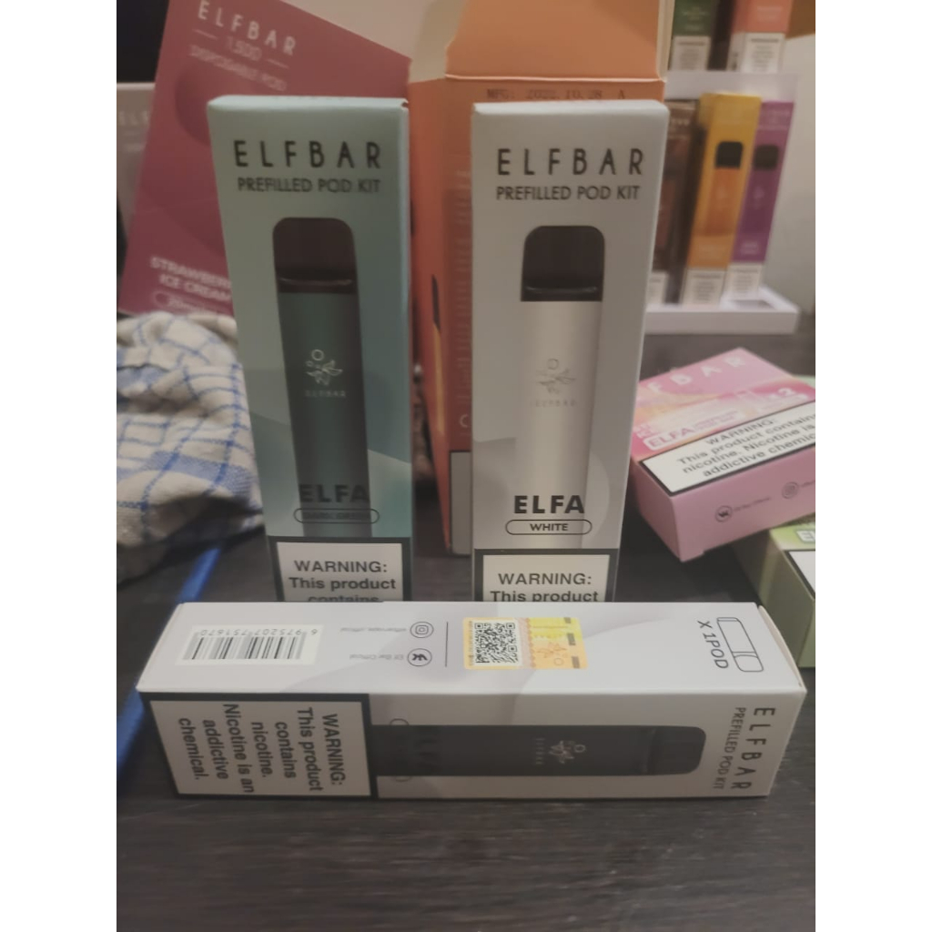 Jual ELFBAR ELF BAR ELFA Vape Vaporizer Pod | Shopee Indonesia