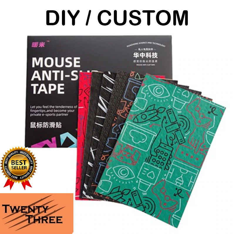 Jual Anti Slip Hotline Games Mouse Grip Tape Custom / DIY Gaming Mouse ...