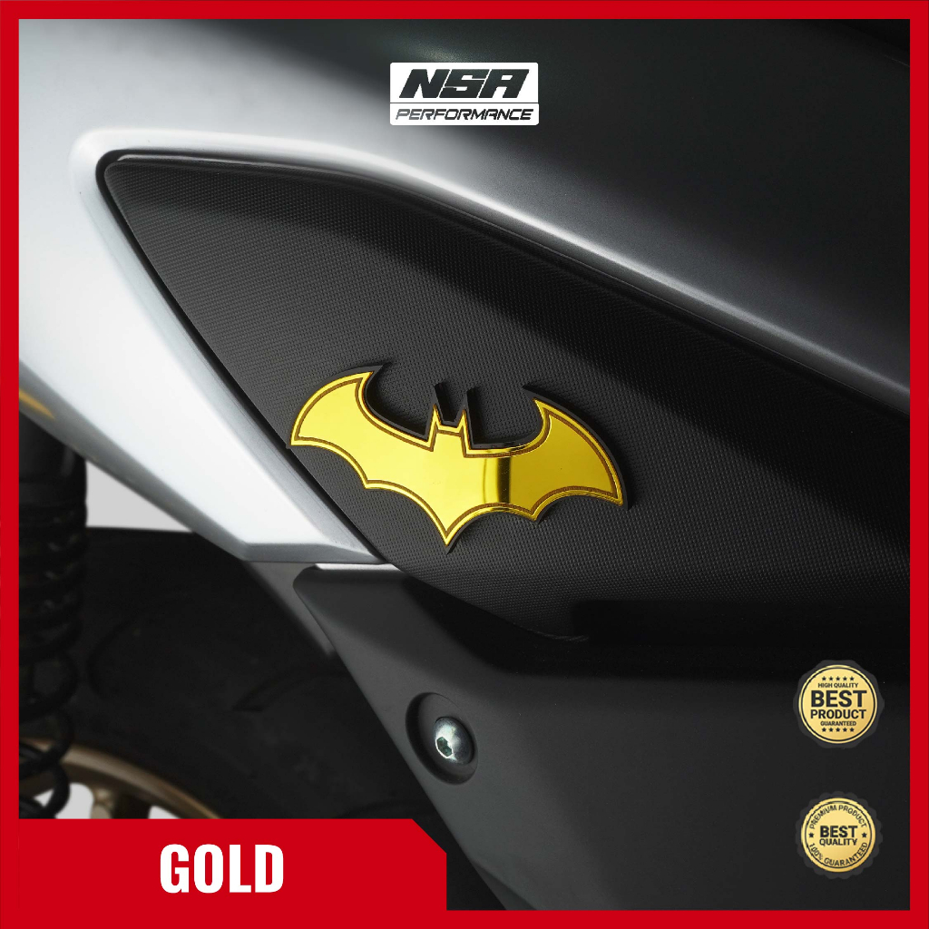 Jual NSA 1PCS EMBLEM BATMAN LOGO BATMAN BUKAN STICKER ATAU STIKER MOTOR ...