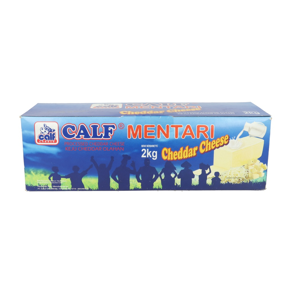 Jual Keju Calf Mentari Cheddar 2kg | Shopee Indonesia