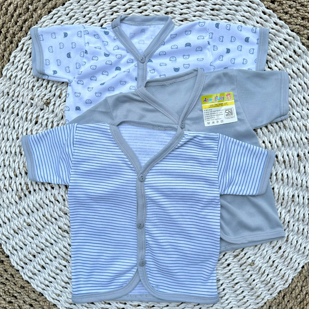 Jual 3 PCS Baju Lengan Pendek Bayi Bayi Atasan Bayi Baju Newborn Baju ...