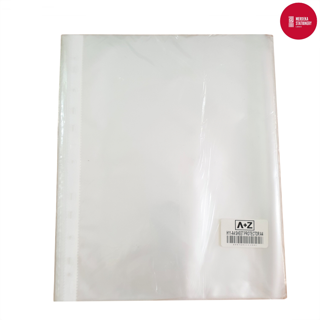 Jual Clear Sheet Protector A+Z Murah A4 11 holes/lubang File Bag 100 ...