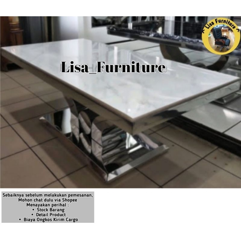 Jual Meja Tamu Granit|Meja Tamu Granit Bulat|Meja Tamu Aesthetic|Meja ...