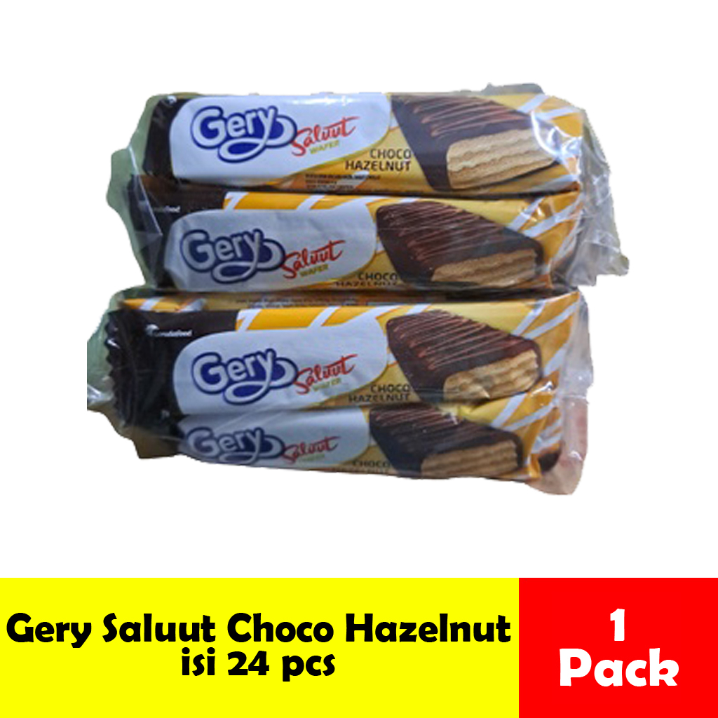 Jual Gery Saluut Wafer Chocolate / Choco Hazelnut - isi 12 pcs per pack ...
