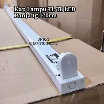 Jual Kap TL/Rumah lampu TL LED Single Endeed 120cm bisa untuk lampu ...