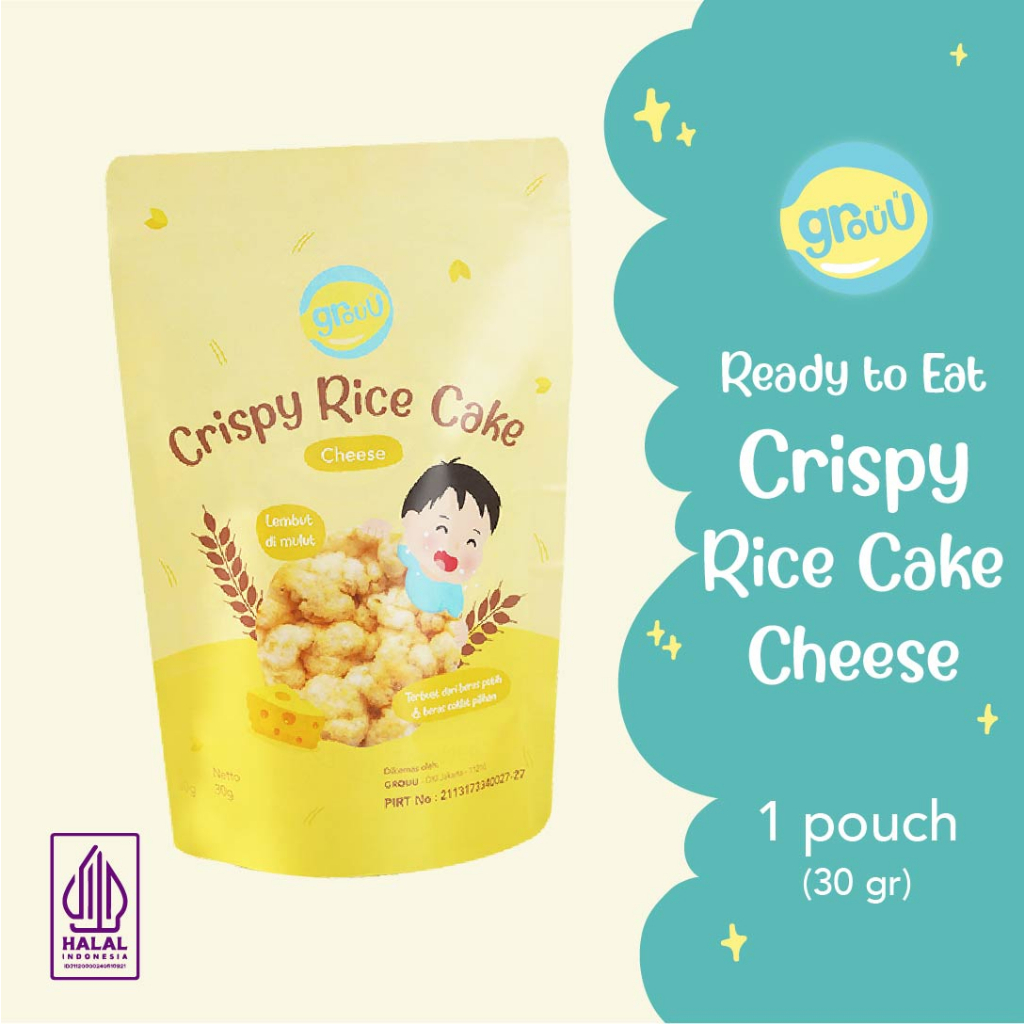 Jual Grouu - Cemilan Anak - Crispy Rice Cake - NO MSG | Shopee Indonesia