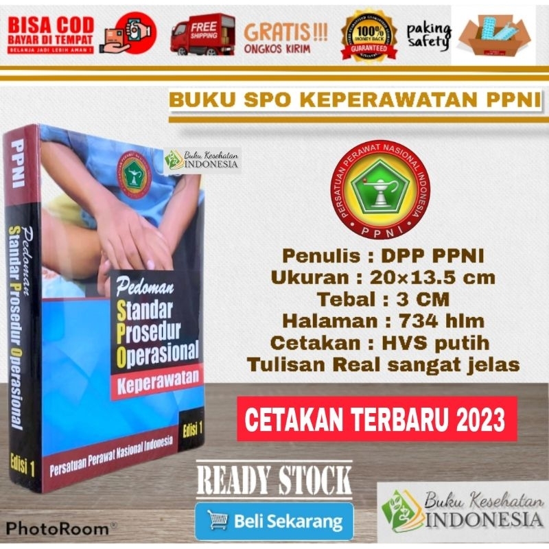 Jual PEDOMAN STANDAR PROSEDUR OPERASIONAL KEPERAWATAN SPO PELENGKAP PAKET 3S 3 BUKU PPNI ...