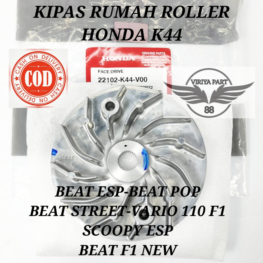 Jual KIPAS RUMAH ROLLER HONDA K44 KUALITAS ASLI ORIGINAL HONDA AHM PRESISI ANGIN LANCAR TIDAK ...