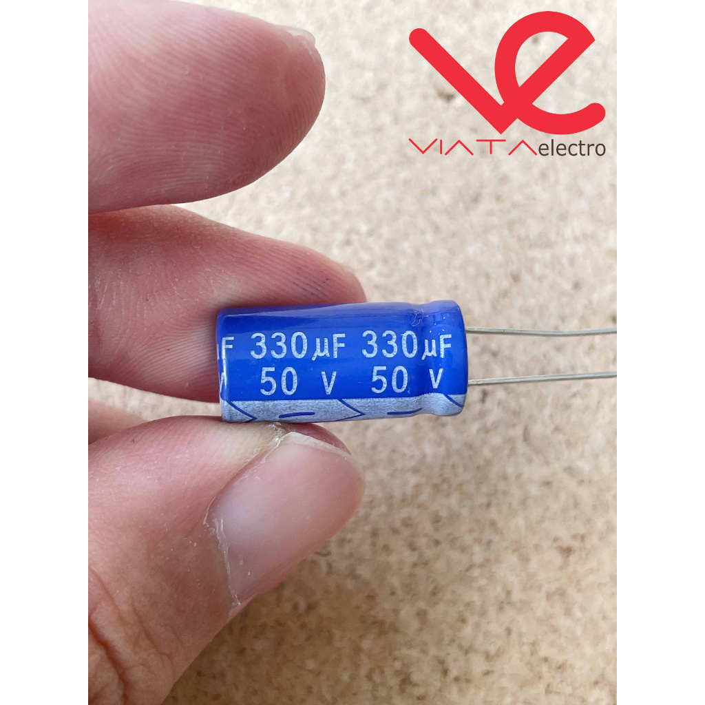 Jual KAPASITOR ELCO 330UF 50V (1 BUAH) KAPASITOR CAPACITOR ELKO KAPASITOR 330 UF 50 V ups ...