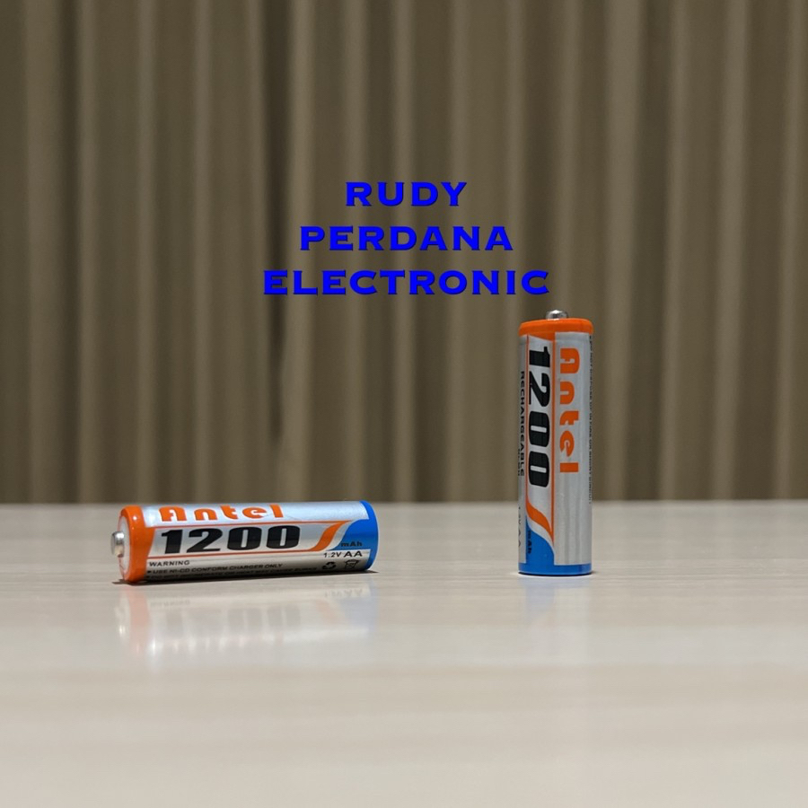 Jual BATTERY BATERAI RECHARGEABLE CASH CAS CHARGER A2 AA 1200MAH ANTEL ...