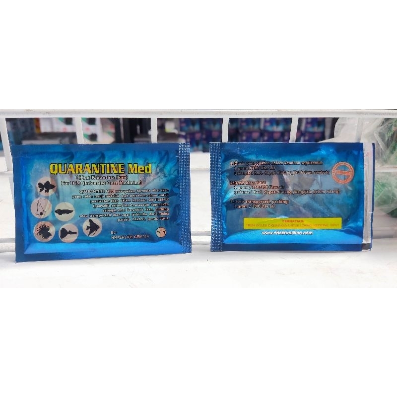Jual Quarantine Med Original Obat Karantina Ikan Packing Ikan | Shopee ...
