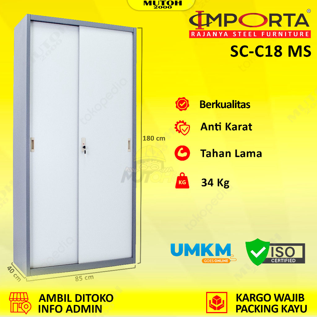 Jual CARGO | lemari arsip lemari besi filling cabinet - IMPORTA SC-C18 ...