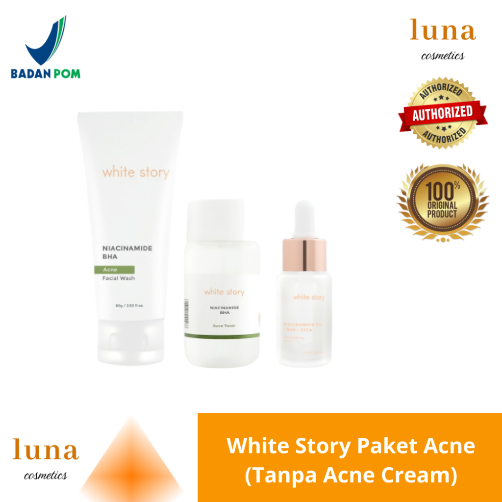 Jual White Story Paket Acne (Tanpa Acne Cream) | Shopee Indonesia