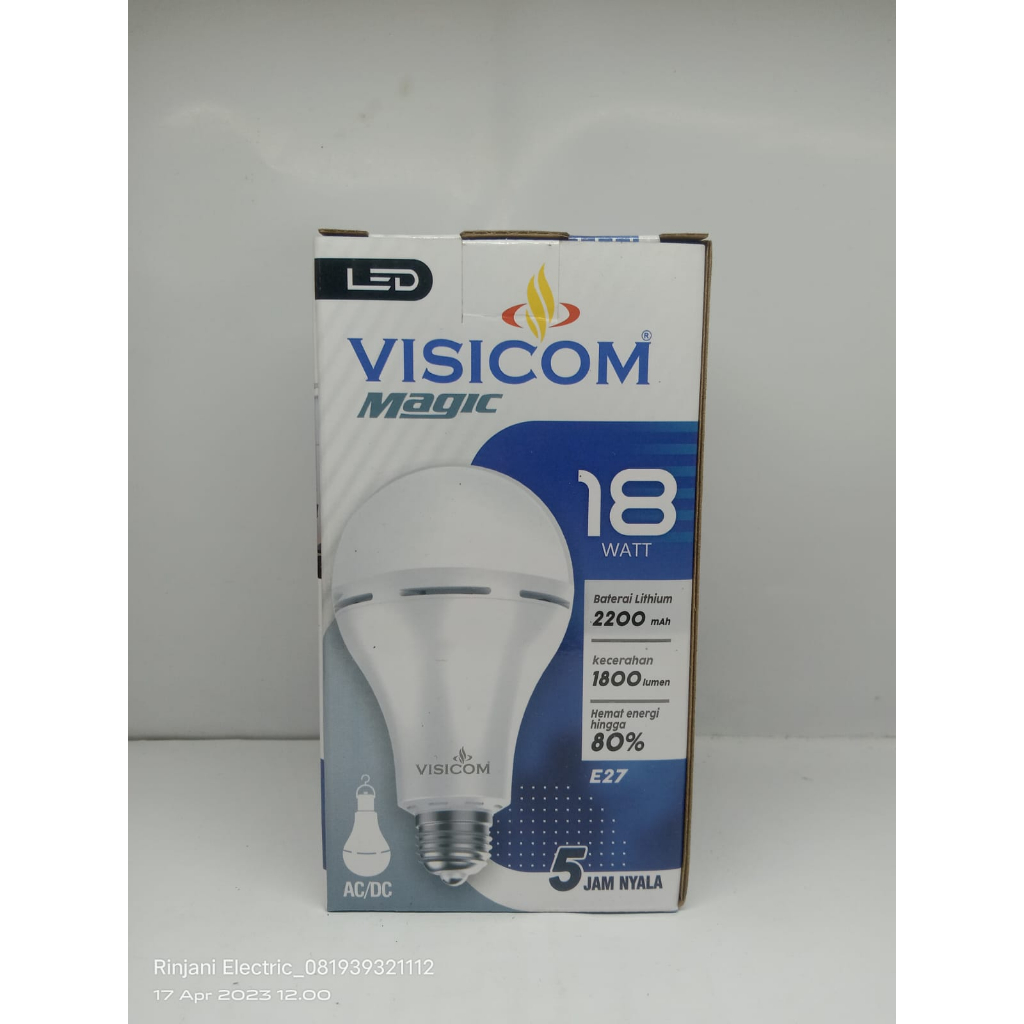 Jual LAMPU EMERGENCY/LAMPU OTOMATIS/ LAMPU DARURAT VISICOM 18, 23 WATT | Shopee Indonesia