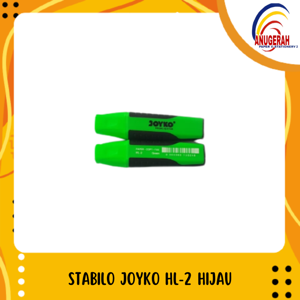 Jual STABILO JOYKO HL-2 HIJAU (PCS) | Shopee Indonesia