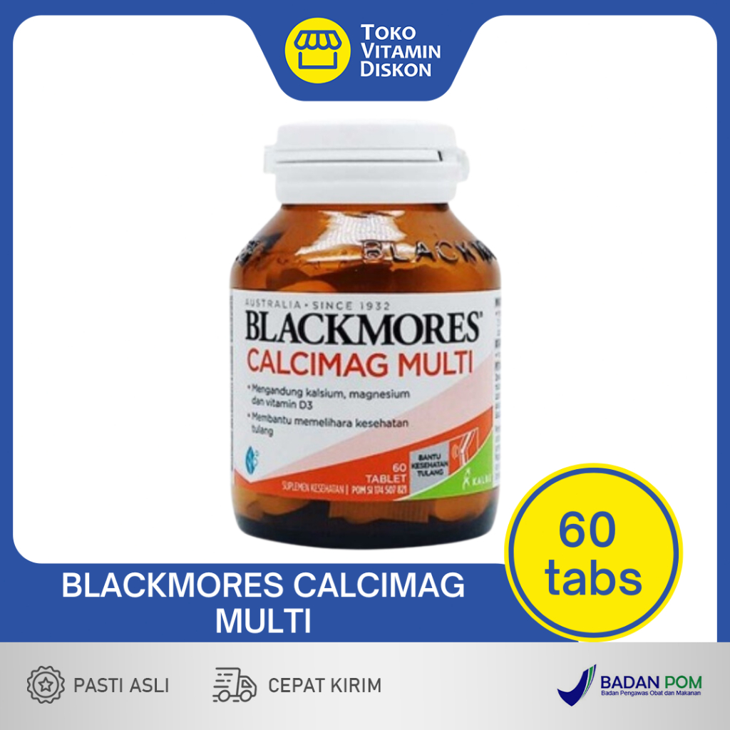 Jual BLACKMORES CALCIMAG MULTI BPOM KALBE - 60 TAB | Shopee Indonesia