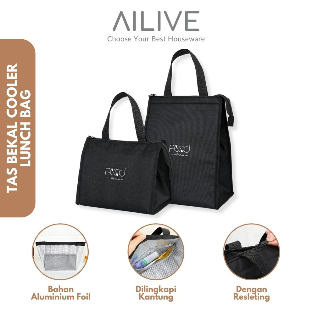 Jual Tas Bekal Sekolah Karakte Lunch Bag Dewasa Aluminium Tahan Panas ...