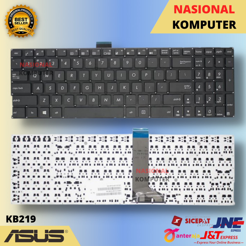 Jual Keyboard Laptop ASUS X555 X555L X555B X555Q X555S X555U X555Y ...