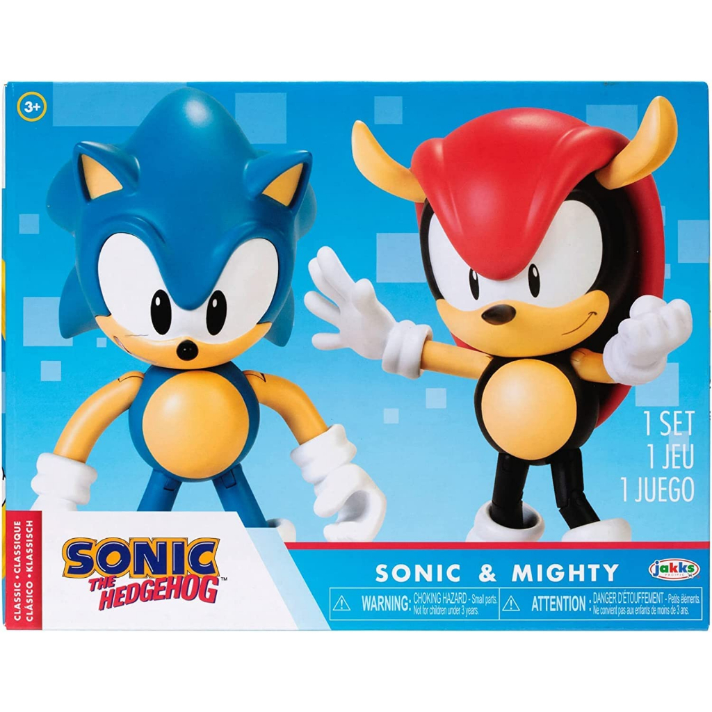 Jual Sonic The Hedgehog Classic Sonic & Classic Mighty Figure 2 Pack ...