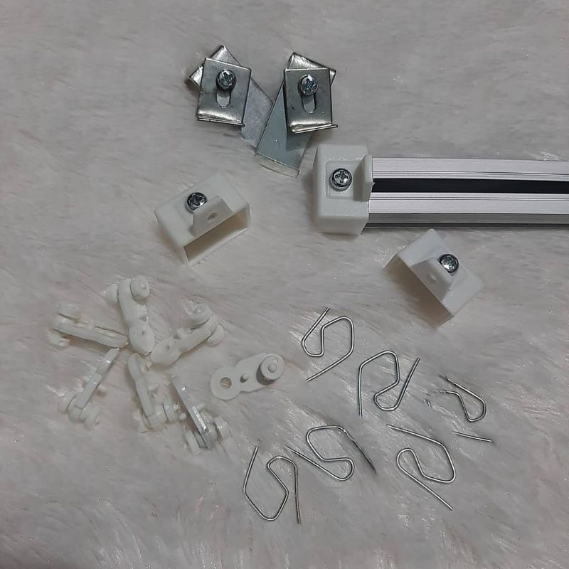 Jual Batang balok besi gorden kotak tiang gorden alumunium ukuran 50cm ...