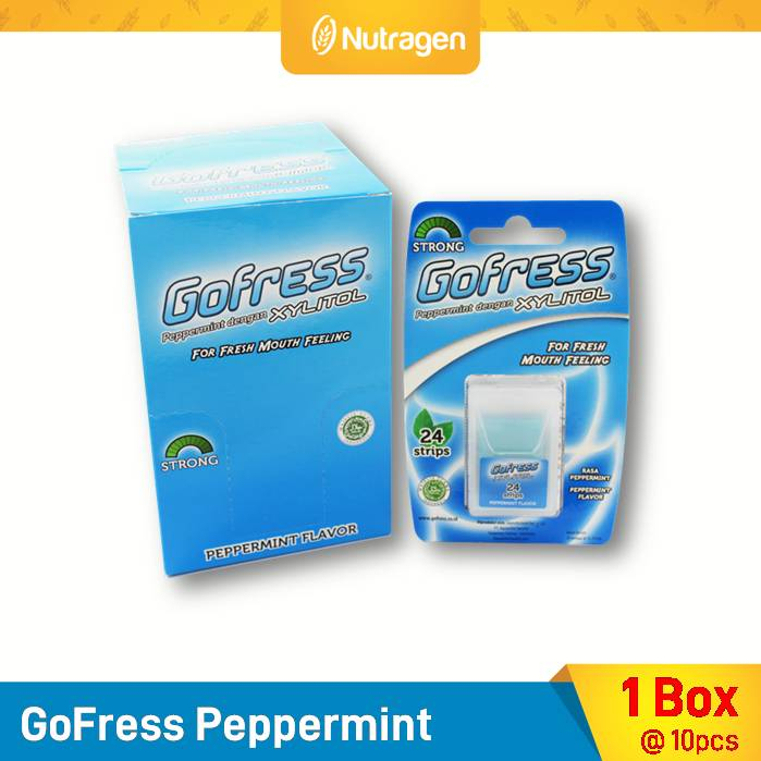 Jual Gofress Permen Tipis Penyegar Nafas 1 box (10 pcs) | Shopee Indonesia