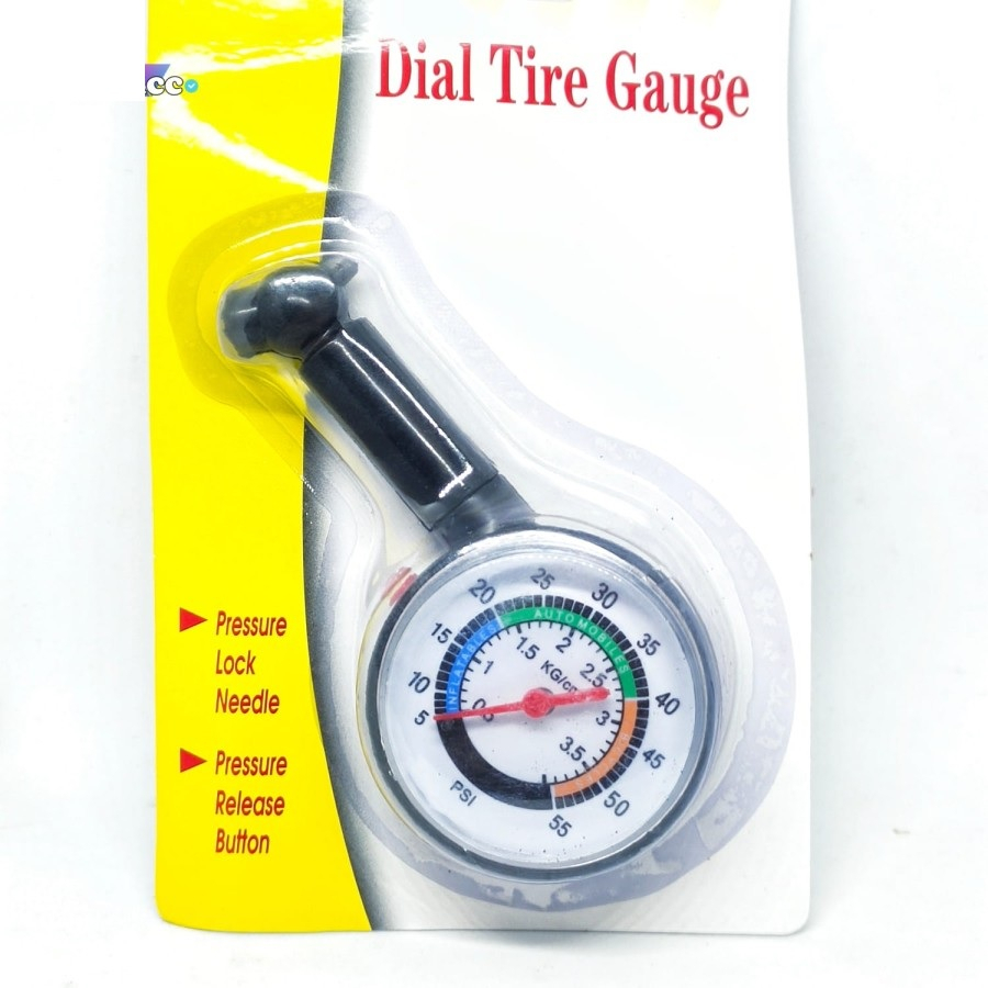 Jual Alat Ukur Tekanan Ban Dial Tire Pressure Gauge Meter Pressure Ban ...