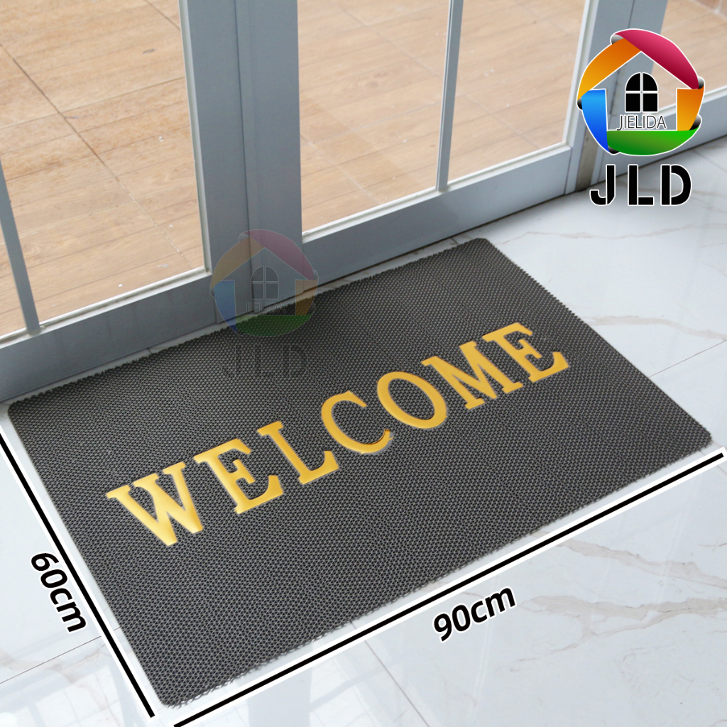 Jual JieLiDa Keset Karpet PVC Anti Slip welcome 60x90 - Jaring | Shopee ...